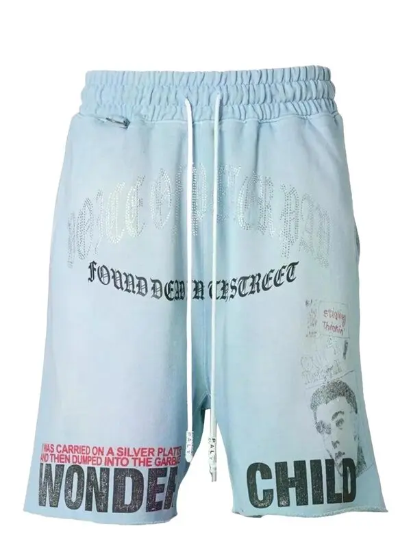 PALY Palm Angels Bobby Driscoll Shorts - Blue