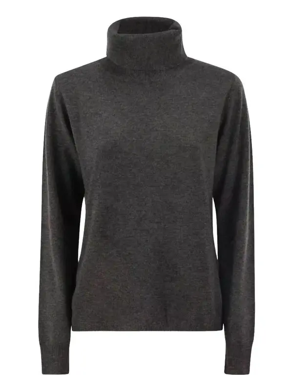Max Mara Roll-neck Sweater - Grey