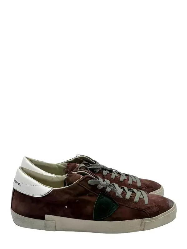 Philippe Model Prlu.xs25 Logo-patch Sneakers - Brown