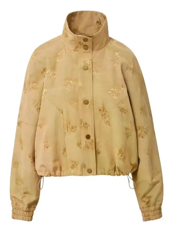 Veronica Beard Ainsworth Floral-jacquard Jacket - Neutrals