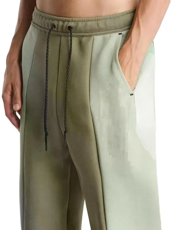 Nike Tech Fleece Color-block Track Pants - Green