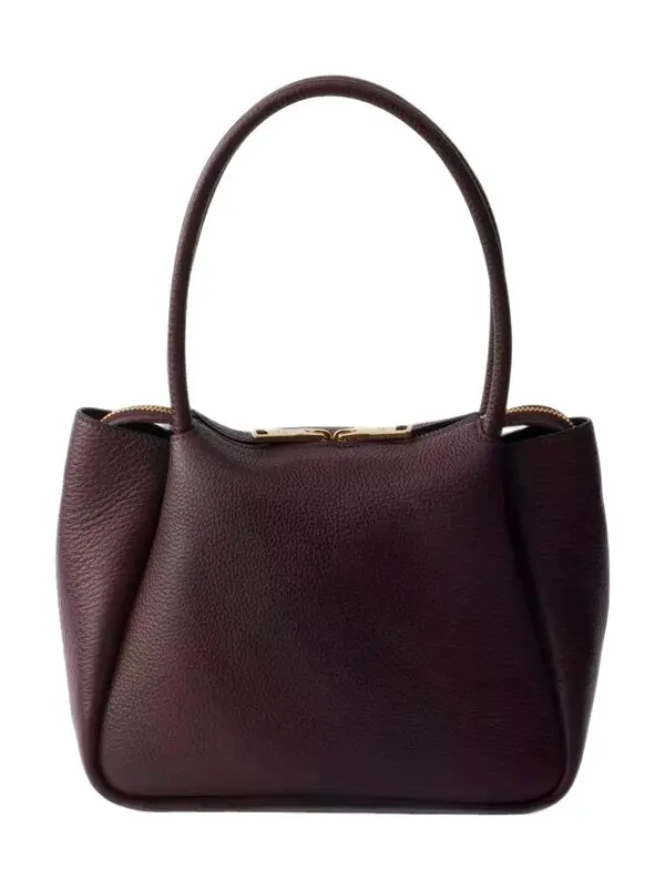 Prada Liaison Small Leather Handbag - Red