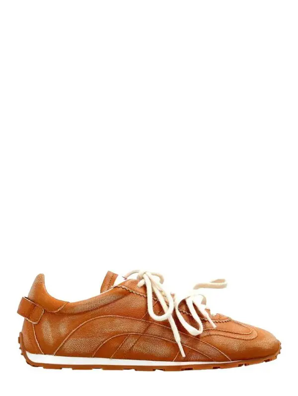 Dsquared2 Dc-642 Panelled Leather Sneakers - Brown