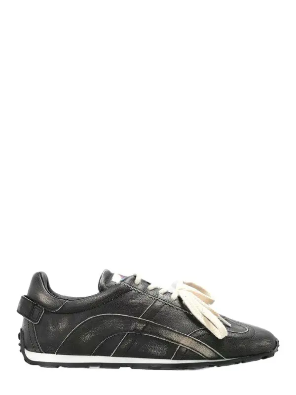 Dsquared2 Dc-642 Leather Sneakers - Black
