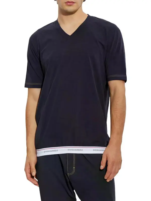 Dsquared2 V-neck T-shirt - Blue
