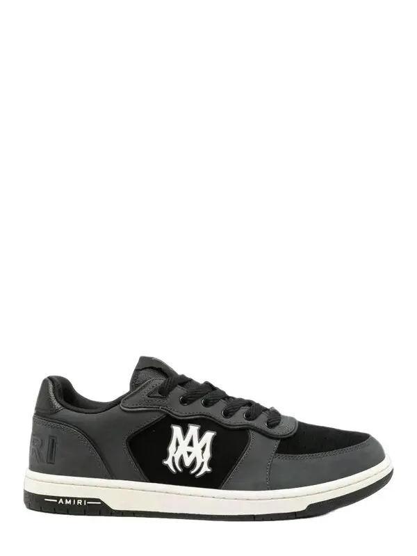 Amiri Newport Logo-plaque Panelled Sneakers - Grey