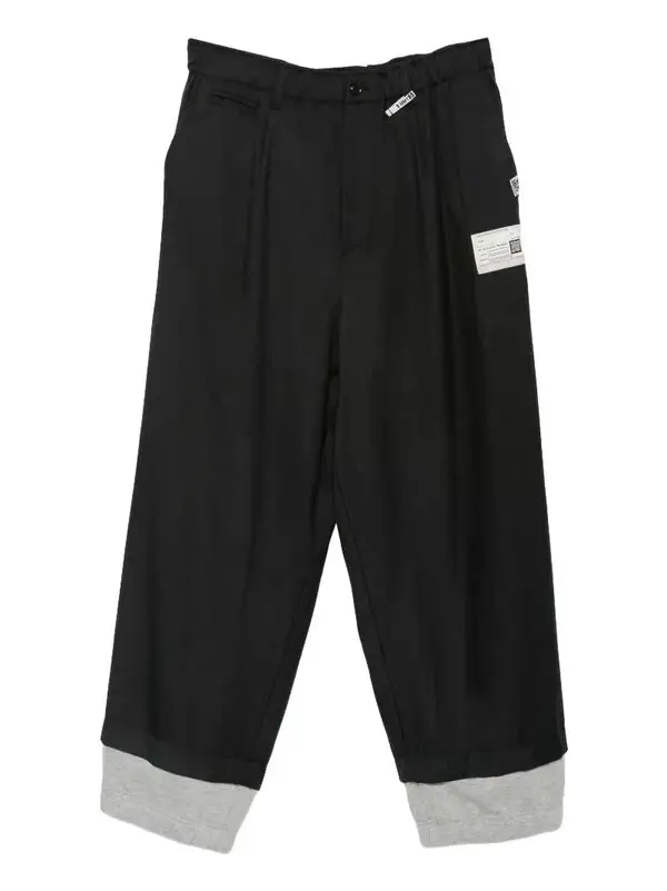 Mihara Yasuhiro Logo-patch Pocket Trousers - Black