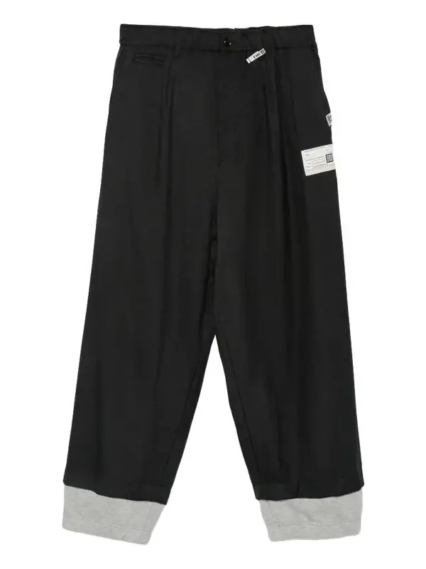Mihara Yasuhiro Logo-patch Pocket Trousers - Black