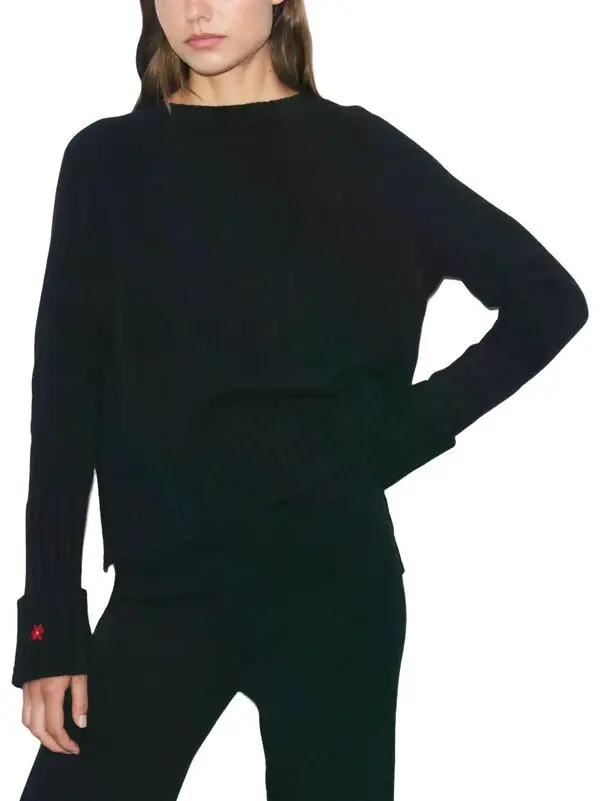 Tory Burch Merino Wool Sweater - Black