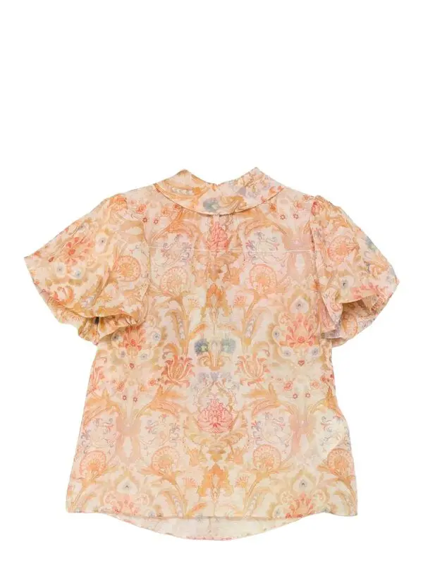 Zimmermann Valiant Floral-print Blouse - Neutrals