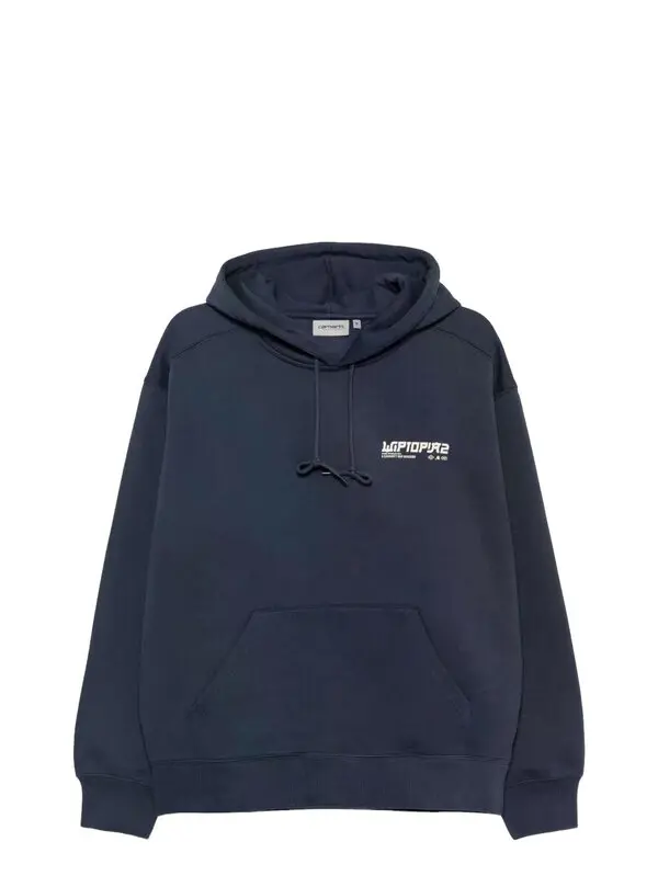 Carhartt Work In Progress Graphic-print Hoodie - Blue