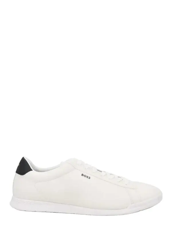 BOSS Nitan Logo-print Lace-up Sneakers - White