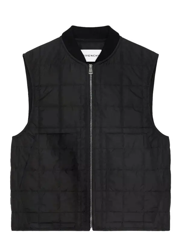 Givenchy Couture Seam Quilted Gilet - Black