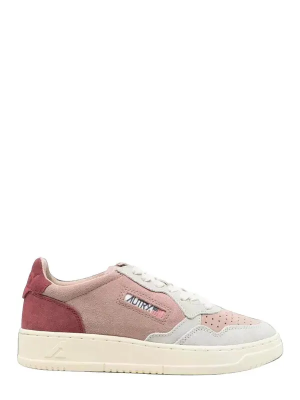 AUTRY Medalist Low Suede Sneakers - Pink