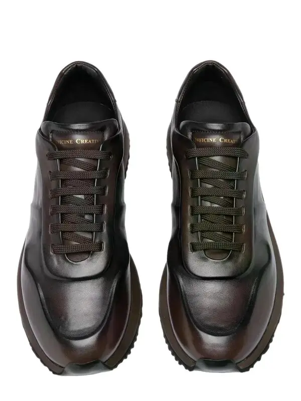 Officine Creative Perspective 001 Leather Sneakers - Brown