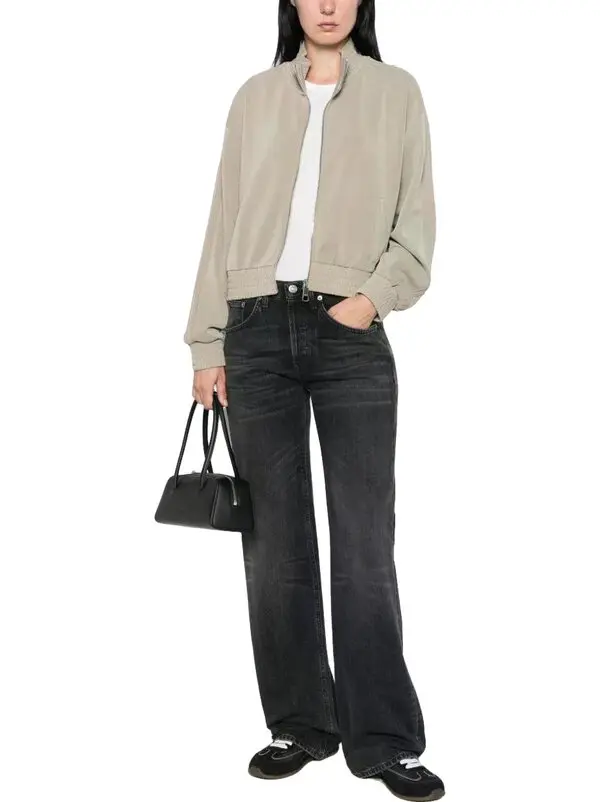 DONDUP Jacklyn Faded-effect Wide-leg Jeans - Black