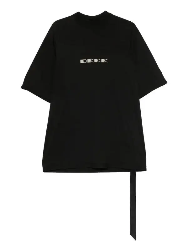 Rick Owens Logo Print T-shirt - Black