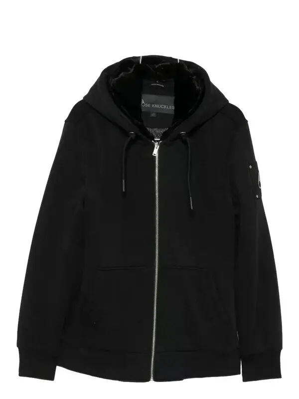 Moose Knuckles Classic Bunny Hoodie - Black