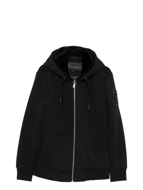 Moose Knuckles Classic Bunny Hoodie - Black