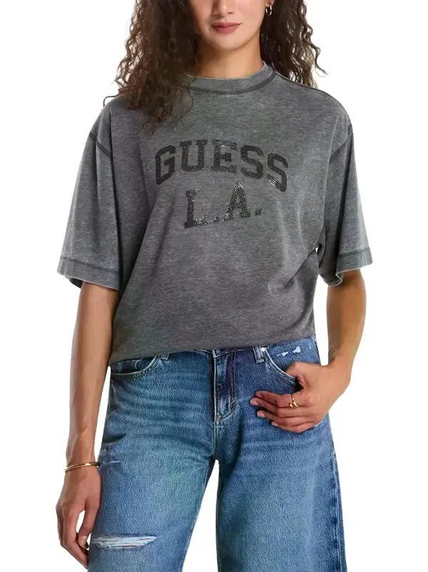 Guess Logo-print T-shirt - Grey
