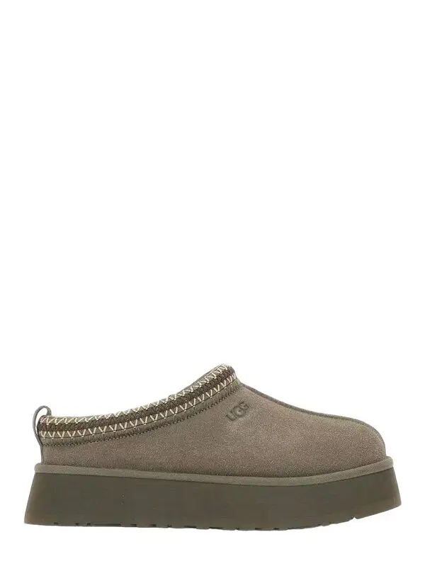 UGG Tazz Ii Embroidered-trim Slippers - Grey