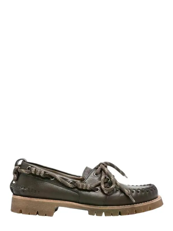 GOLDEN GOOSE Cruise Floral-embossed Loafers - Brown