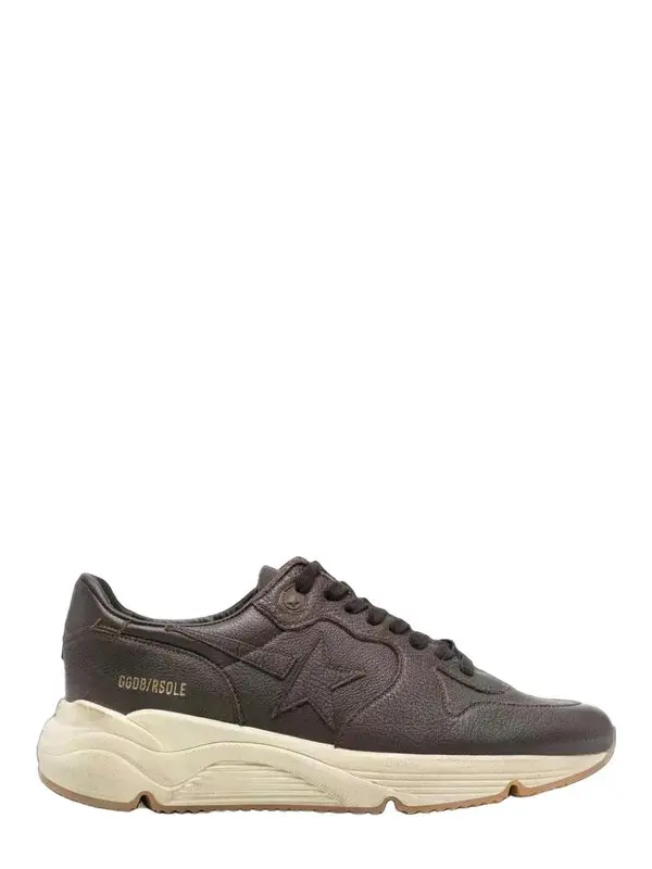 GOLDEN GOOSE Running Sole Star Sneakers - Brown