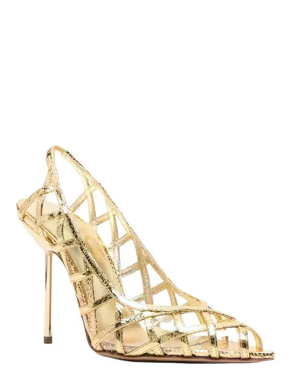 CAMILLA GABRIELI Angelina Cage-style Sandals - Gold