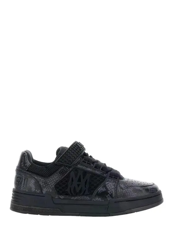 Amiri Python-embossed Ma Skyline Sneakers - Black