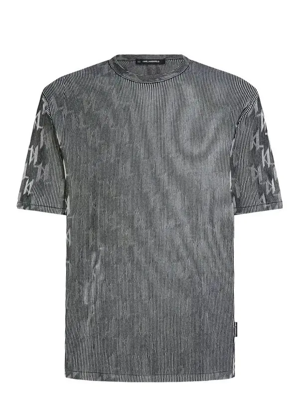 Karl Lagerfeld Knitted T-shirt - Grey