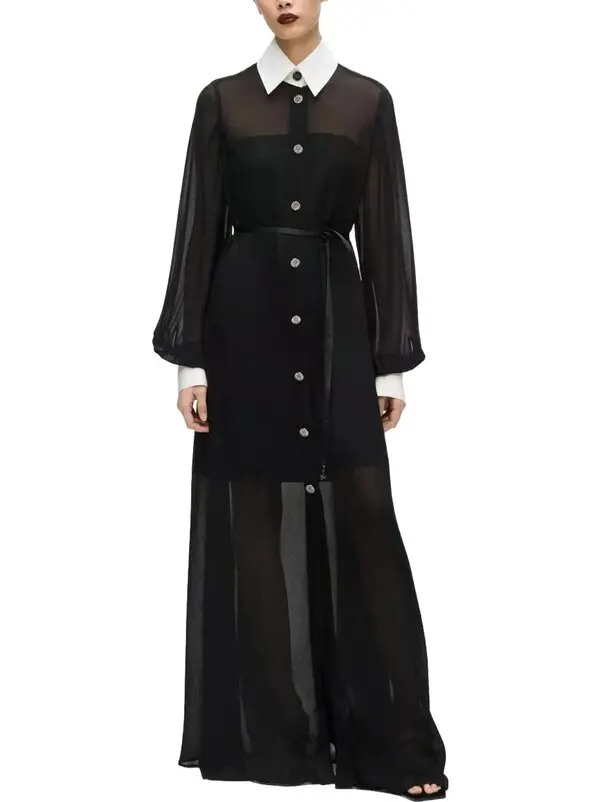 Karl Lagerfeld Long Dress - Black