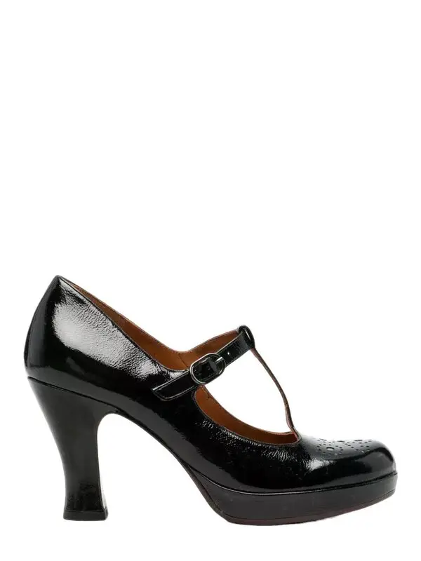Chie Mihara Kokeshi T-bar Pumps - Black