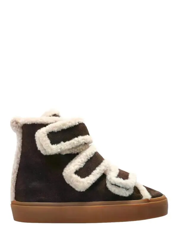 Inuikii Touch-strap High-top Sneakers - Brown