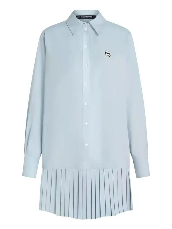 Karl Lagerfeld Ikon Shirt Dress - Blue