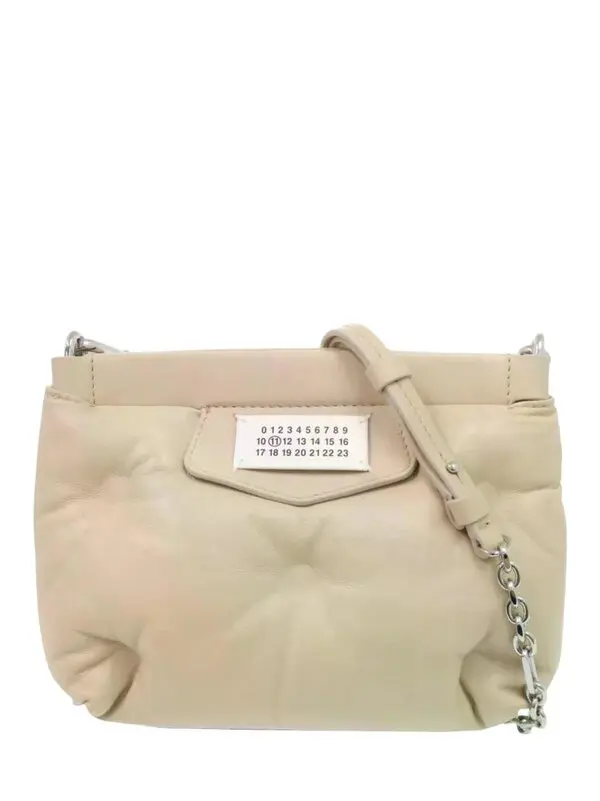 MAISON MARGIELA 2000-2026 Leather Chain Crossbody Bag - Neutrals