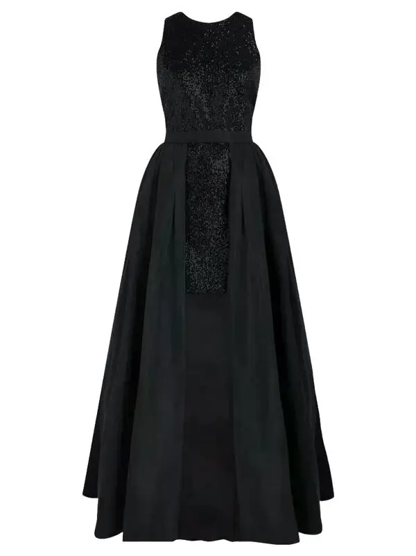 Karl Lagerfeld Transformable Sequin Dress - Black