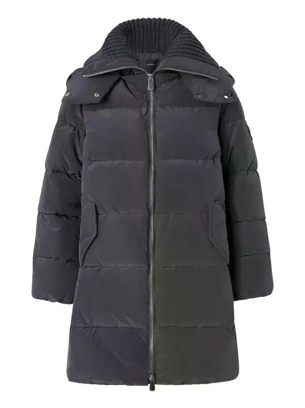 Pinko Down Jacket In Water-repellent Technical Canvas - Grey