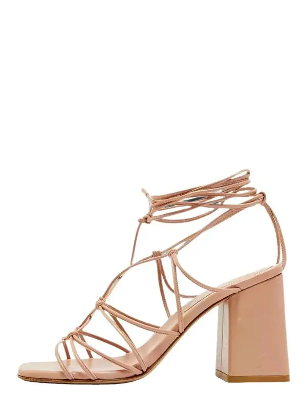 GIANVITO ROSSI Minas Ankle-strap Sandals - Neutrals