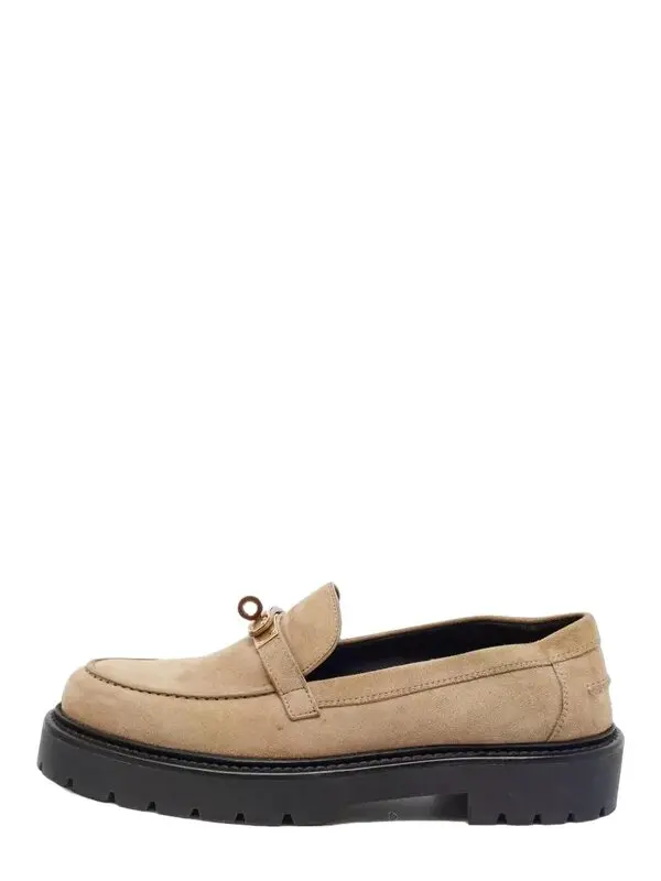Hermès Icone Kelly-buckle Loafers - Neutrals