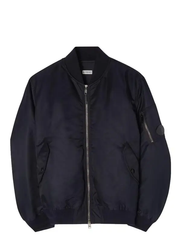 Burberry Nylon Heston Bomber Jacket - Navy
