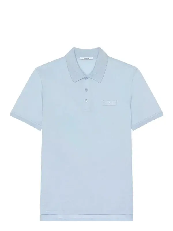Givenchy Cotton Polo Shirt - Blue