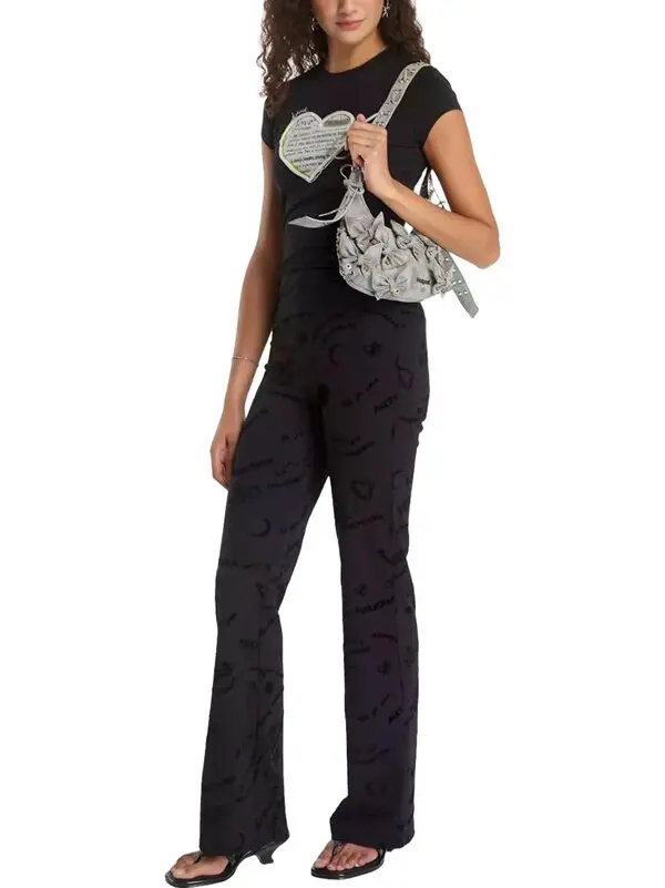 Desigual Heart-patch T-shirt - Black