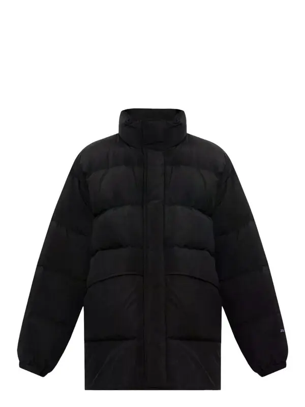 JIL SANDER Quilted Padded Coat - Black