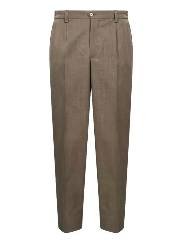 BRIGLIA 1949 Portofino Pleated Tailored Trousers - Neutrals