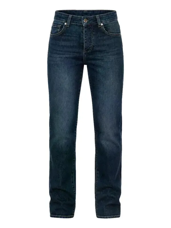 Liu Jo Faded Straight-leg Jeans - Blue