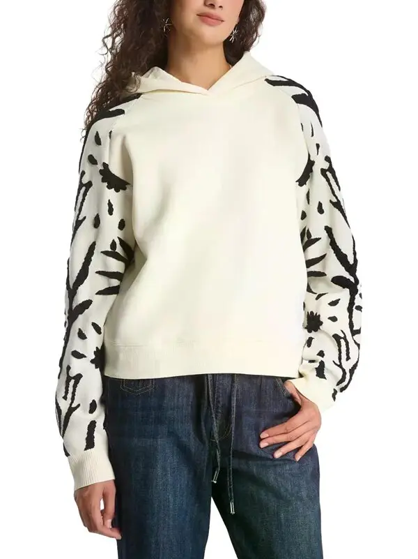 Desigual Graphic-print Hoodie - Neutrals