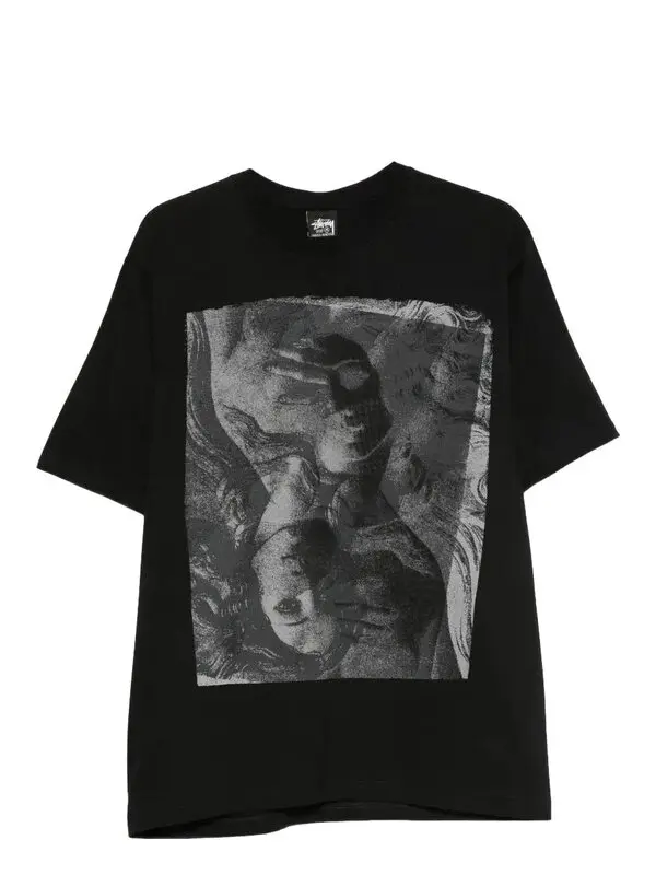 StÜssy Double Venus Graphic-print T-shirt - Black