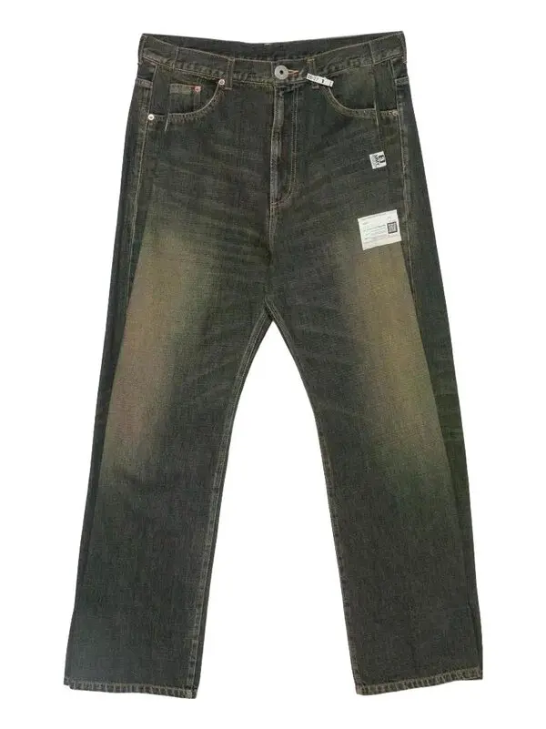 Mihara Yasuhiro Logo-patch Buttoned Jeans - Blue