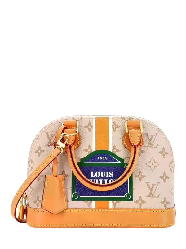 LOUIS VUITTON Alma Handbag Monopaname Canvas Bb Satchel - Neutrals