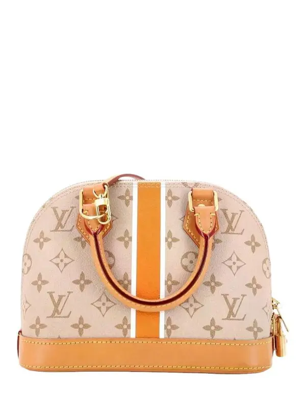 LOUIS VUITTON Monogram Alma Bb Satchel - Neutrals